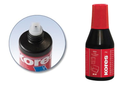 ENCRE POUR TAMPONS ENCREUR ROUGE KORES - Papeterie-Maroc.com Votre ...
