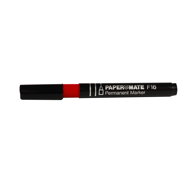 STYLO MARQUEUR PERMANENT F16 ROUGE PAPER MATE - Papeterie-Maroc.com ...